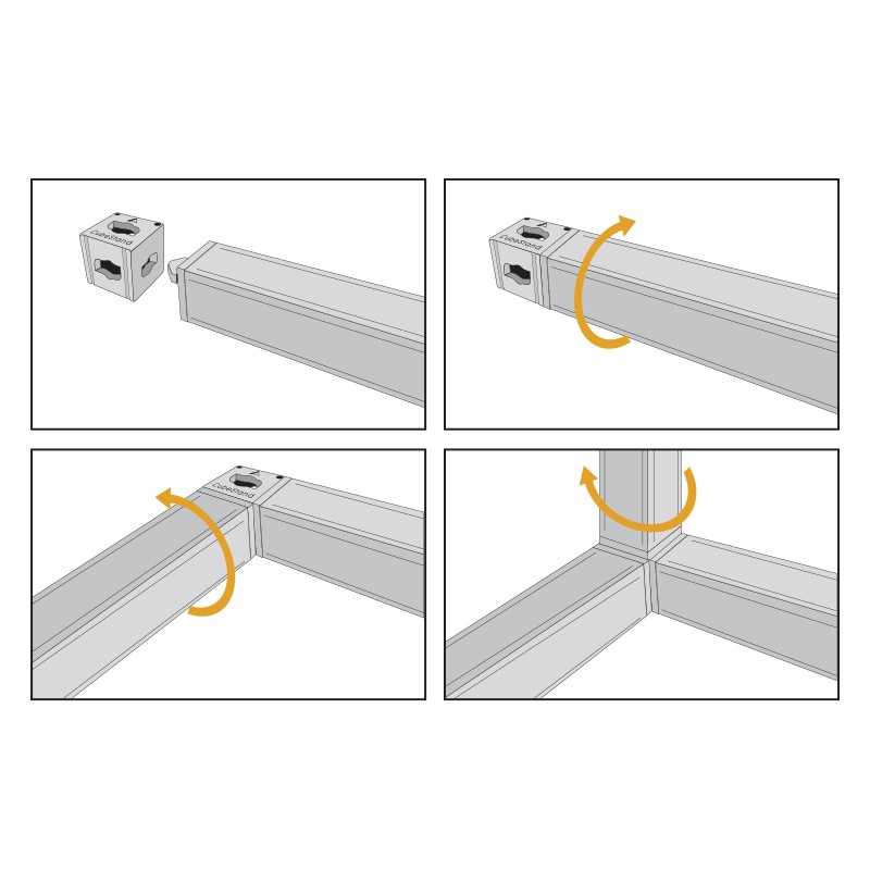 Barra CubeStand terminada